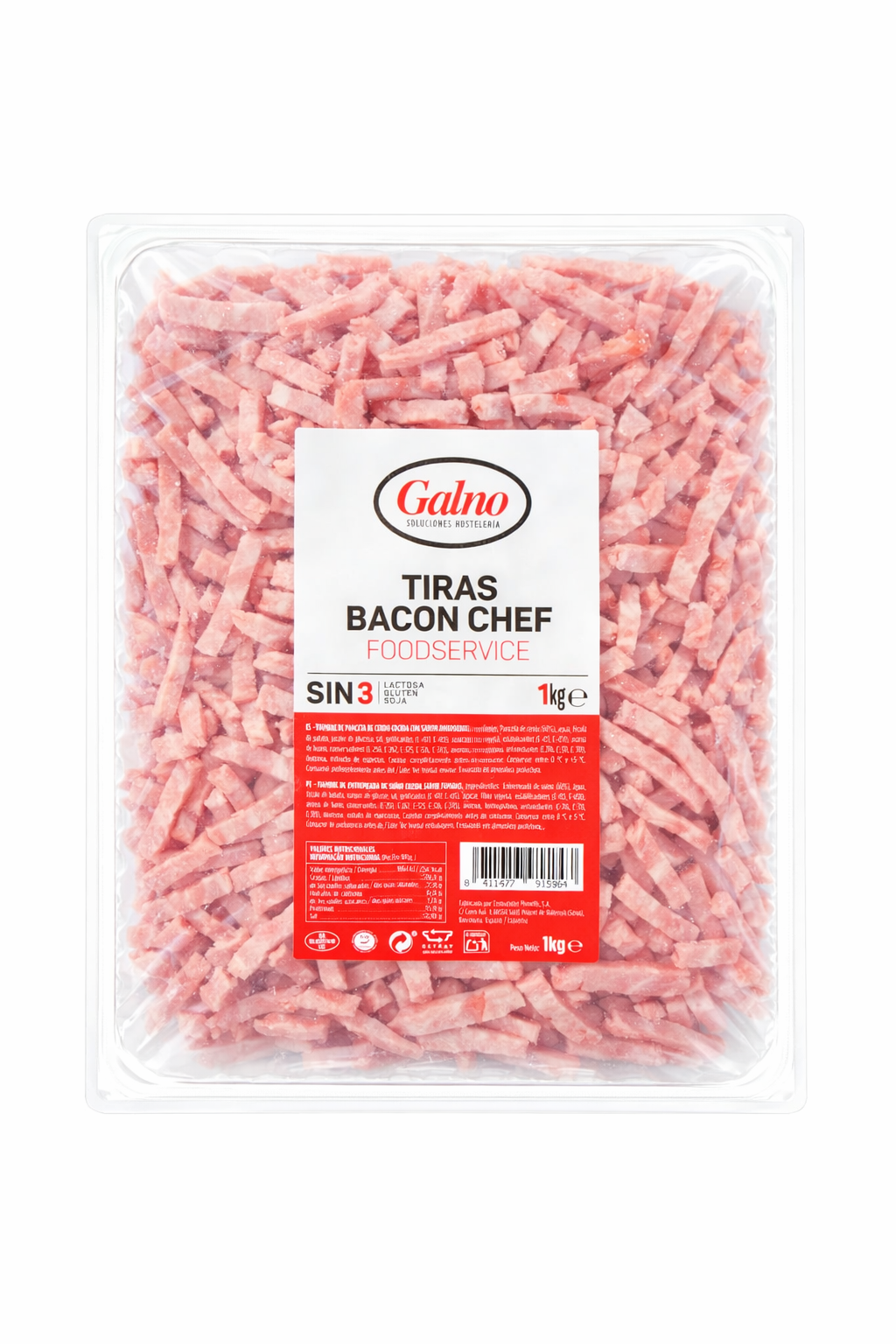 Tiras de Bacon "Galno" - Marimar - Gastronomia Italiana